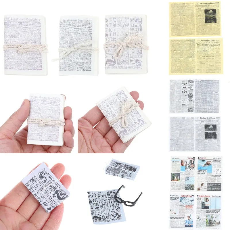 Here are your favorite items 1:12 Dollhouse Miniature Mini Newspaper ...