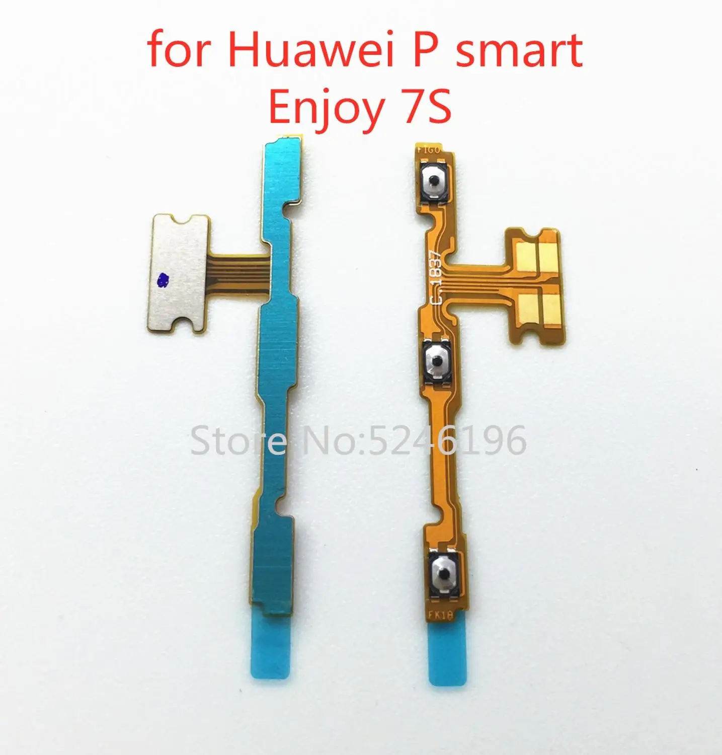 For Huawei P Smart / Enjoy 7s Fig-lx1 Power Switch On/off Button Volume ...