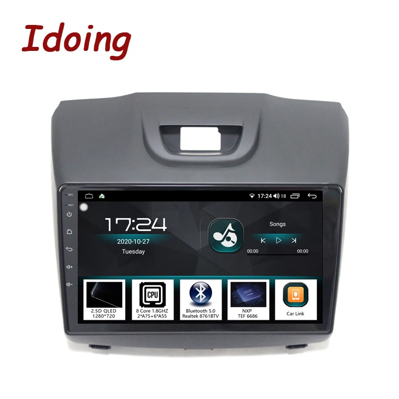 Idoing 9"Car Radio Player Head Unit For Chevrolet Trailblazer S10 ...