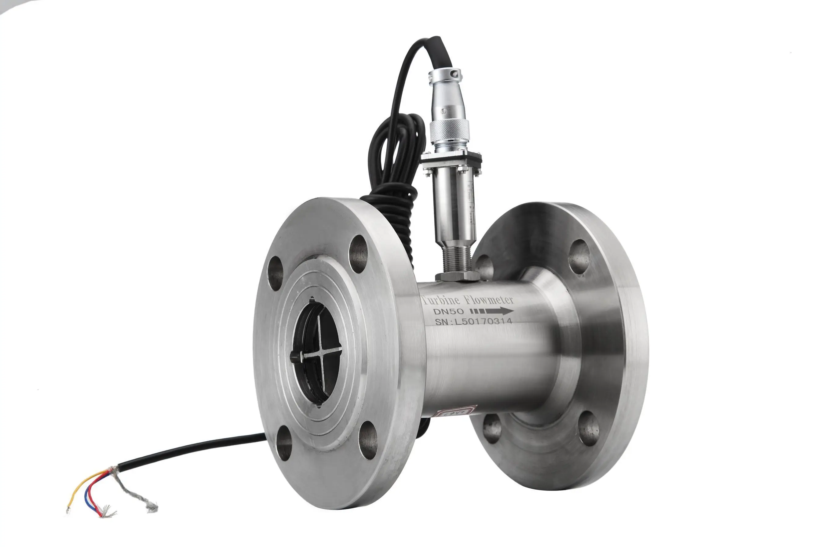 Liquid Turbine Flowmeter Flow Meter Sensor Transmitter LWGY 50 LWGY ...