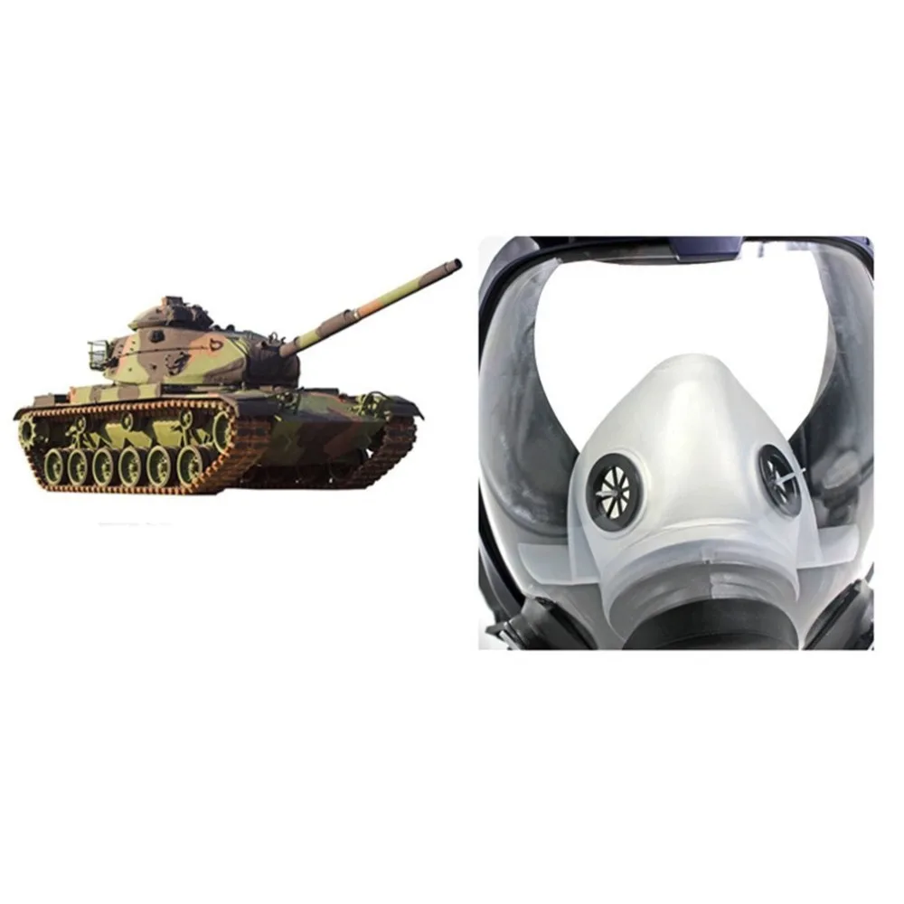 Anti Acid Gas Safety Mask For Industry Painting Spraying Anti-dust Full ...