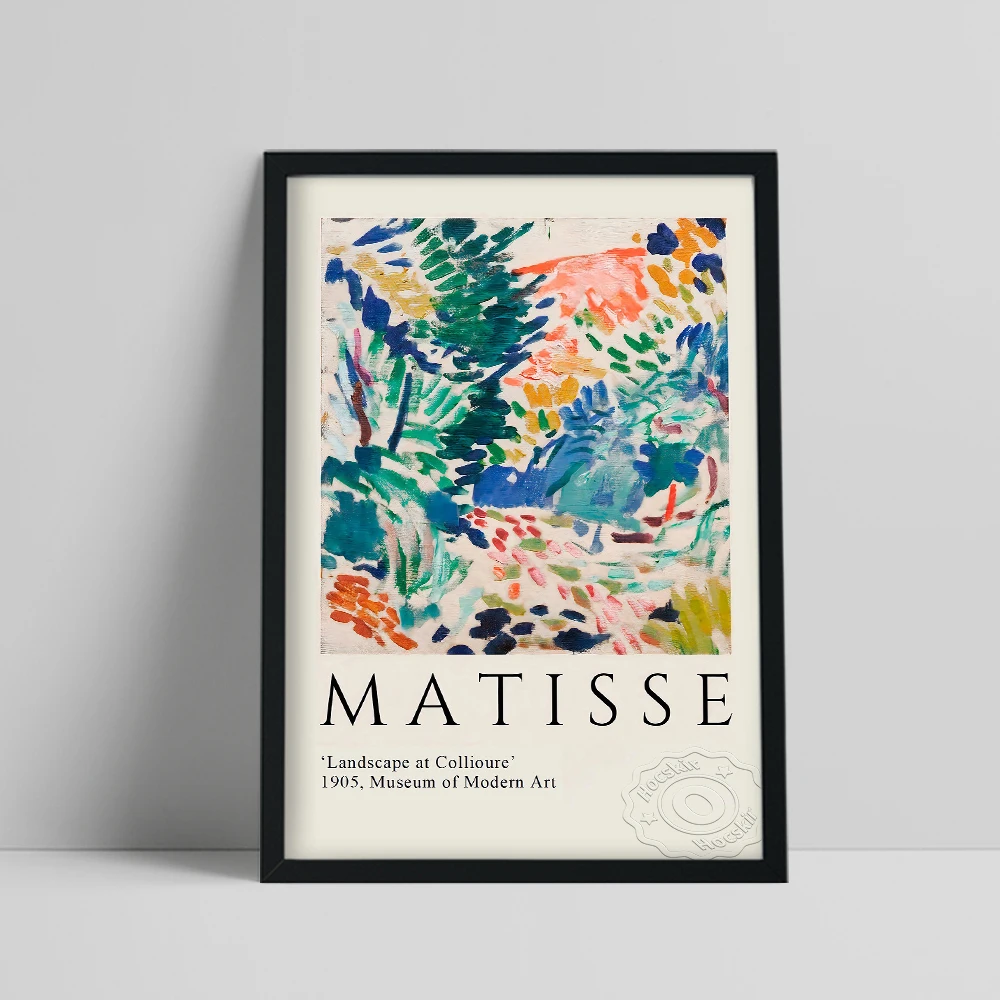 Museum Poster Matisse Print Wall Art Abstract Art Matisse Exhibition ...