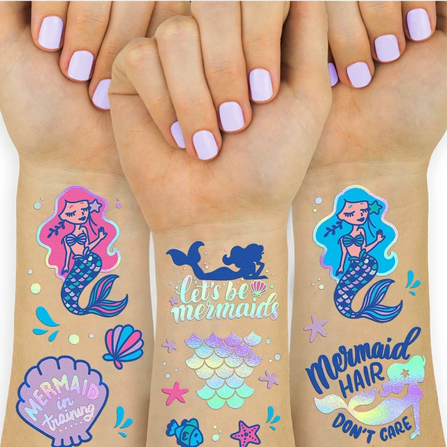Mermaid Scale Foot Tattoo
