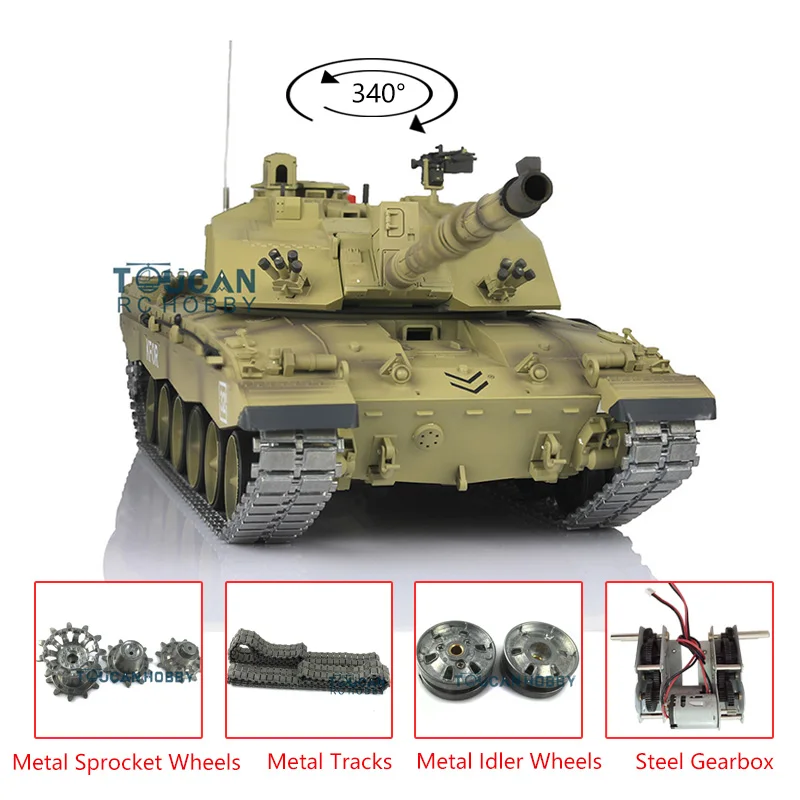 Heng tanque a control remoto largo, tanque de 1/16 pistas de Metal ...