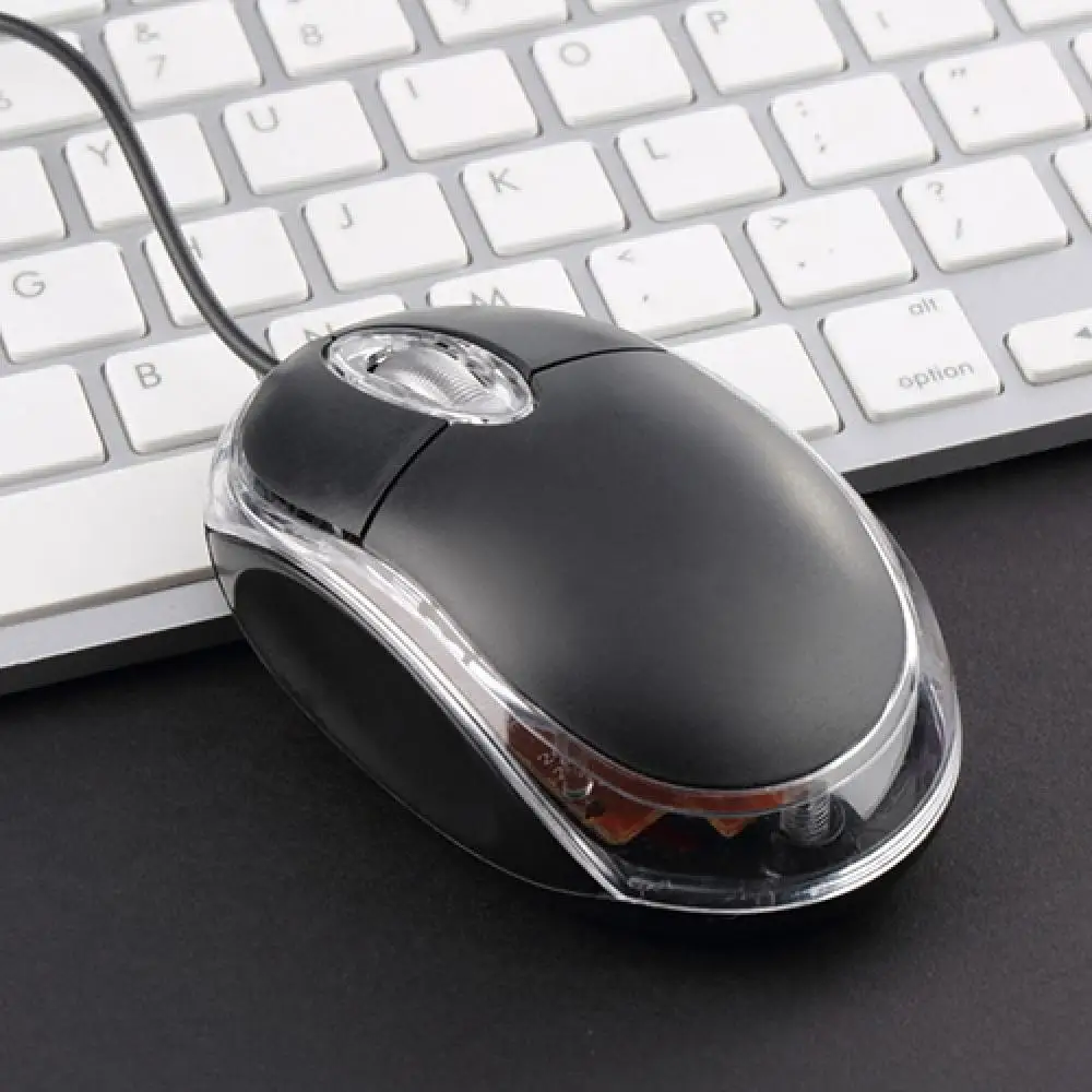 USB-Gaming-Mouse-Office-Black-Wired-Optical-Light-Scroll-Wheel-Mice ...