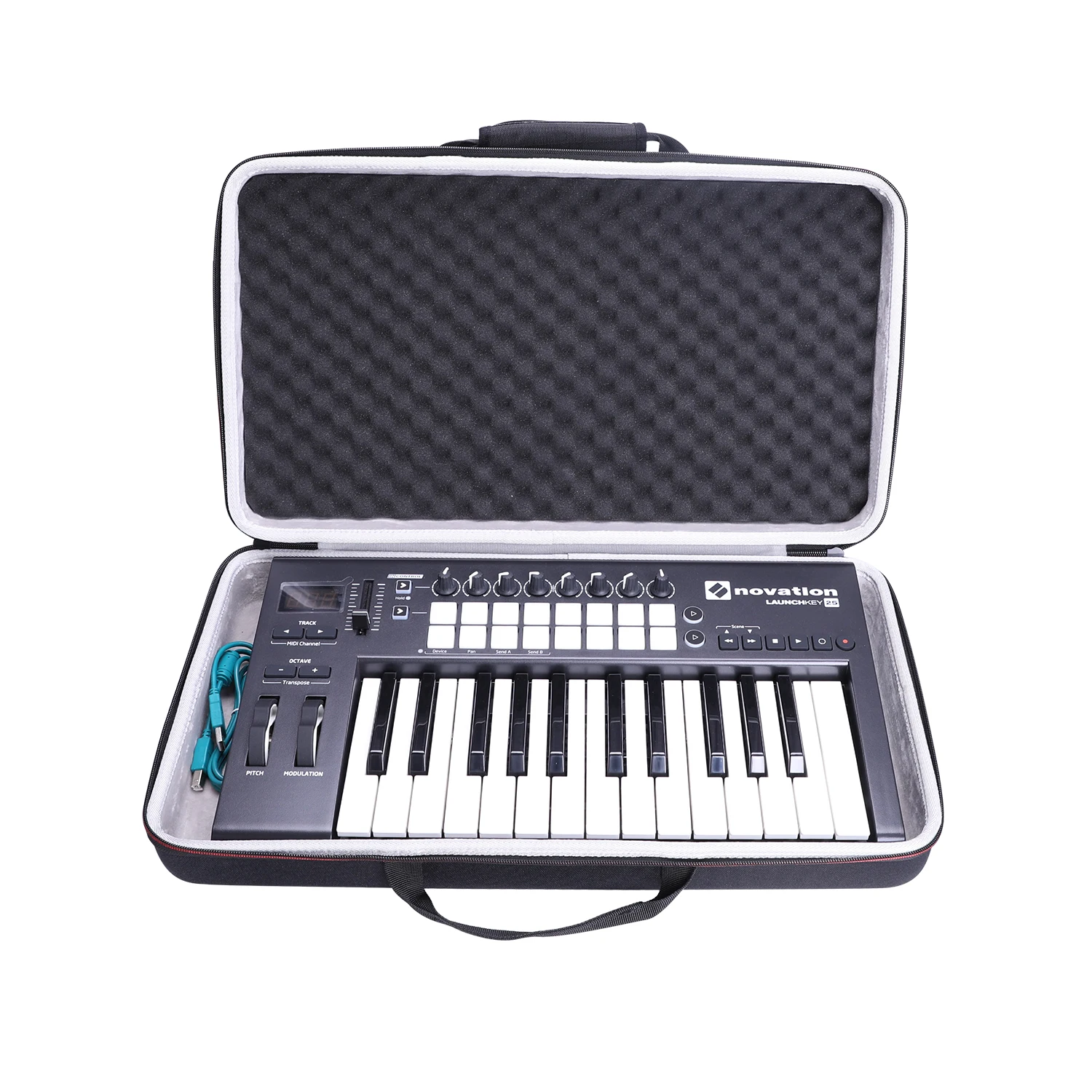 LTGEM-EVA-Hard-Case-for-Novation-Launchkey-25-MK2-USB-Keyboard ...