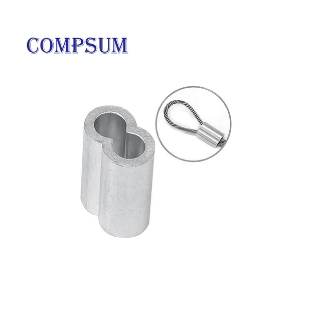 Aluminium Crimp Sleeves - Wire Ferrules & Cord Locks - Easy Fishing Tackle
