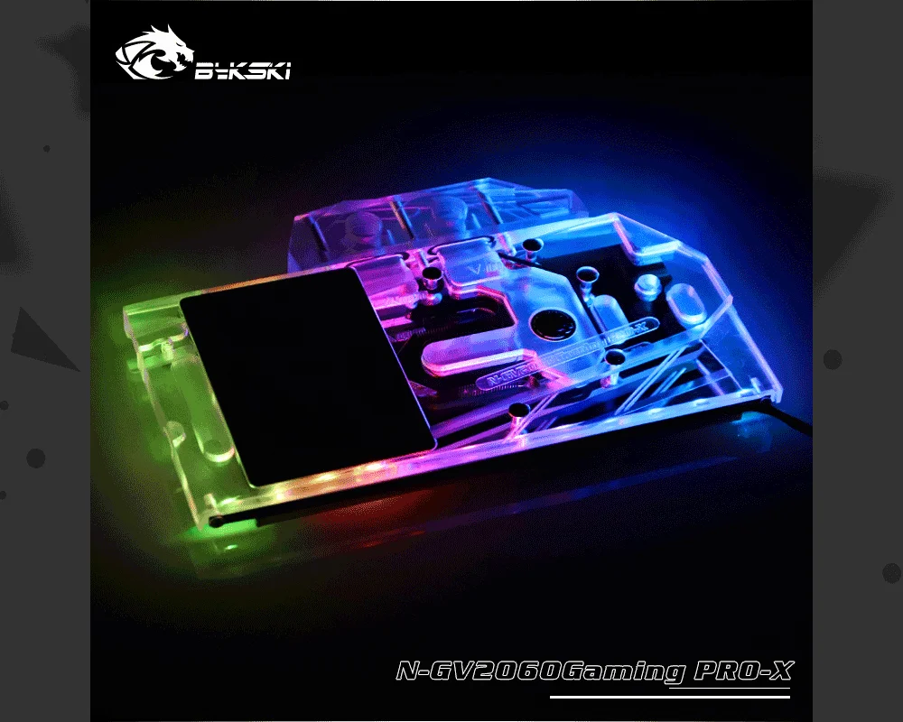 Bykski Full Cover Graphics Card Water Cooling Block, For Gigabyte RTX ...