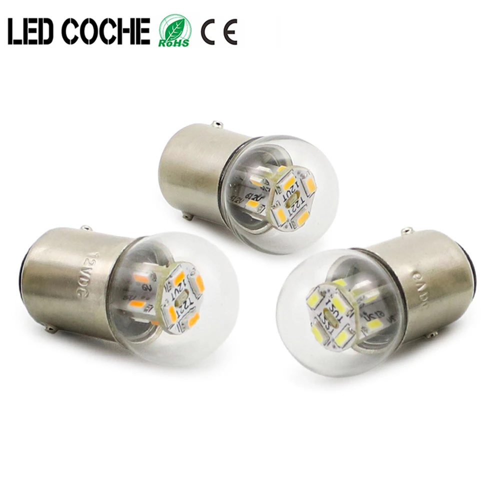 4pcs 6v Motorcycle Led Lights G18 R5w R10w 12v 24v 48v Auto Bulbs ...