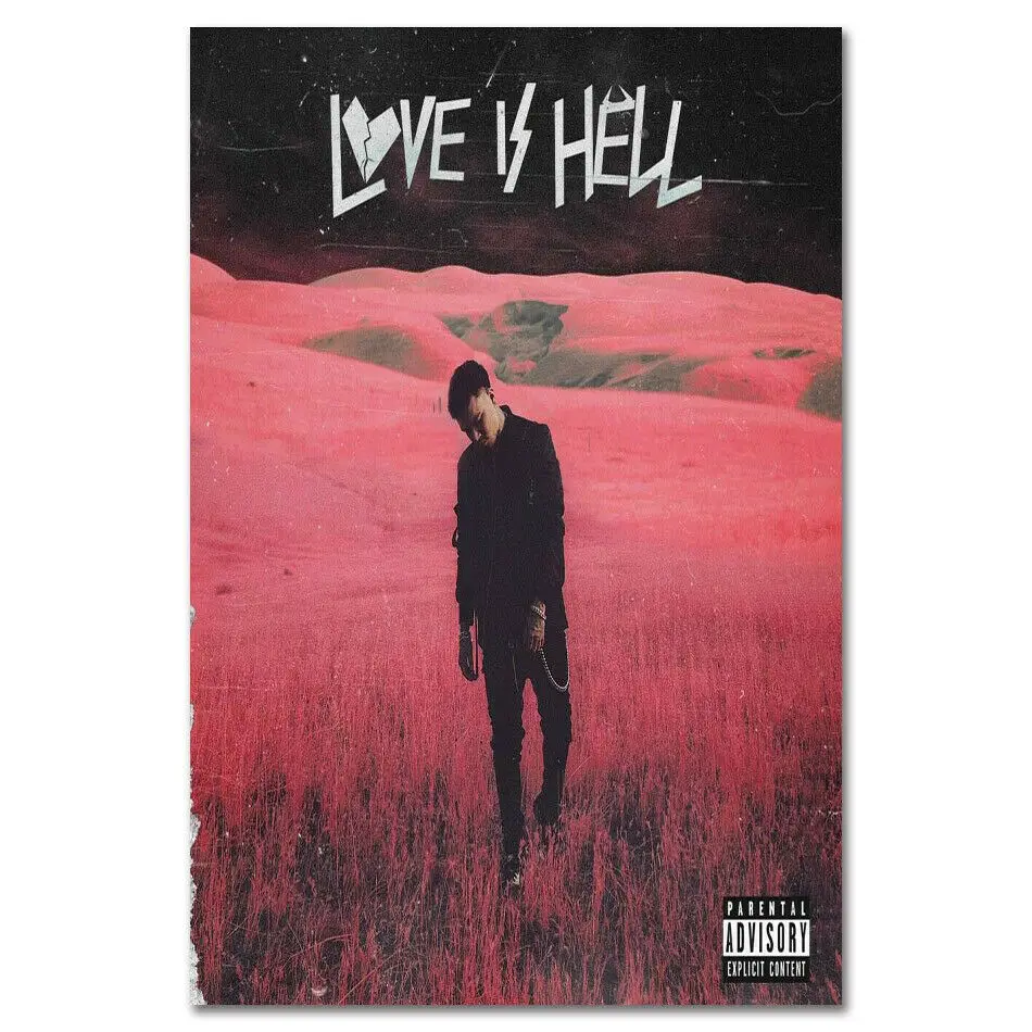 Phora Love Is Hell Rap álbum de música Hip Hop, tela de seda, póster de ...
