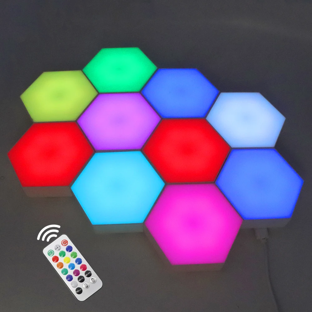 Modular Honeycomb DIY Wall Deco Lights - Lighting4Home