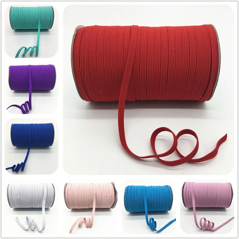 5Yards-7mm-High-Quality-Elastic-Ribbon-Multirole-Satin-Elastic-Spandex ...