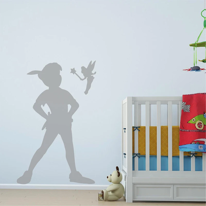 Peter Pan Wallpaper Silhouette