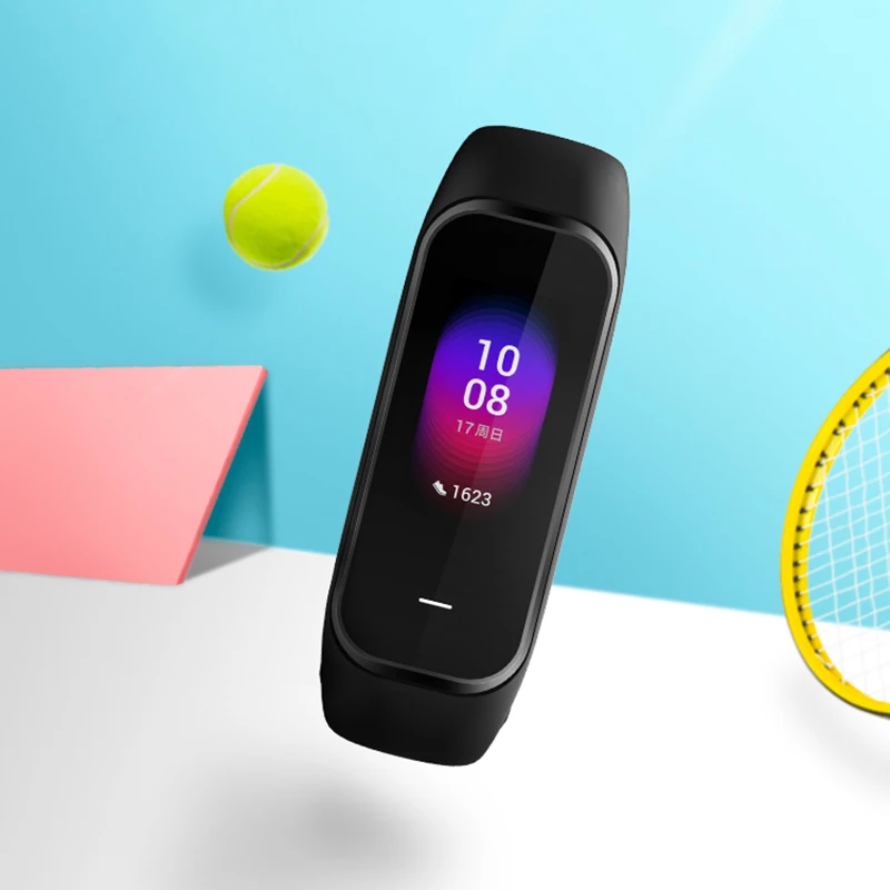 Xiaomi Hey Plus 1S Smartband 0,95 дюймов AMOLED цветной экран встроенный многофункциональный NFC ...