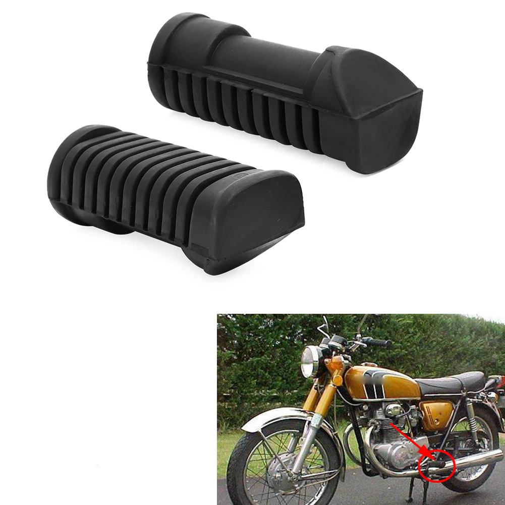 Foot-Peg-Rubber-Nonslip-Footrest-Pedal-Foot-Peg-Cover-Set-for-Honda ...