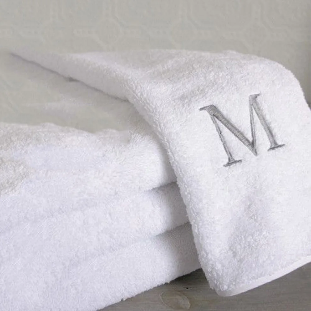 New Monogrammed Hand Towel Personalized Hotel Bath Towels Embroidered ...