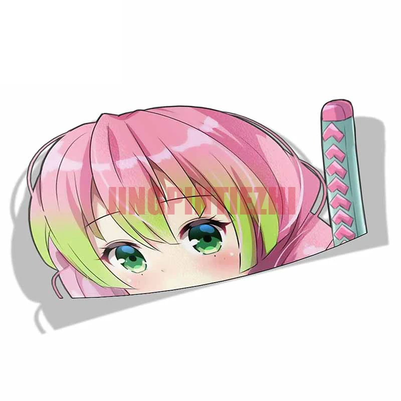 Creative Car Stickers For Mitsuri Kanroji Demon Slayer Peek Anime Big ...