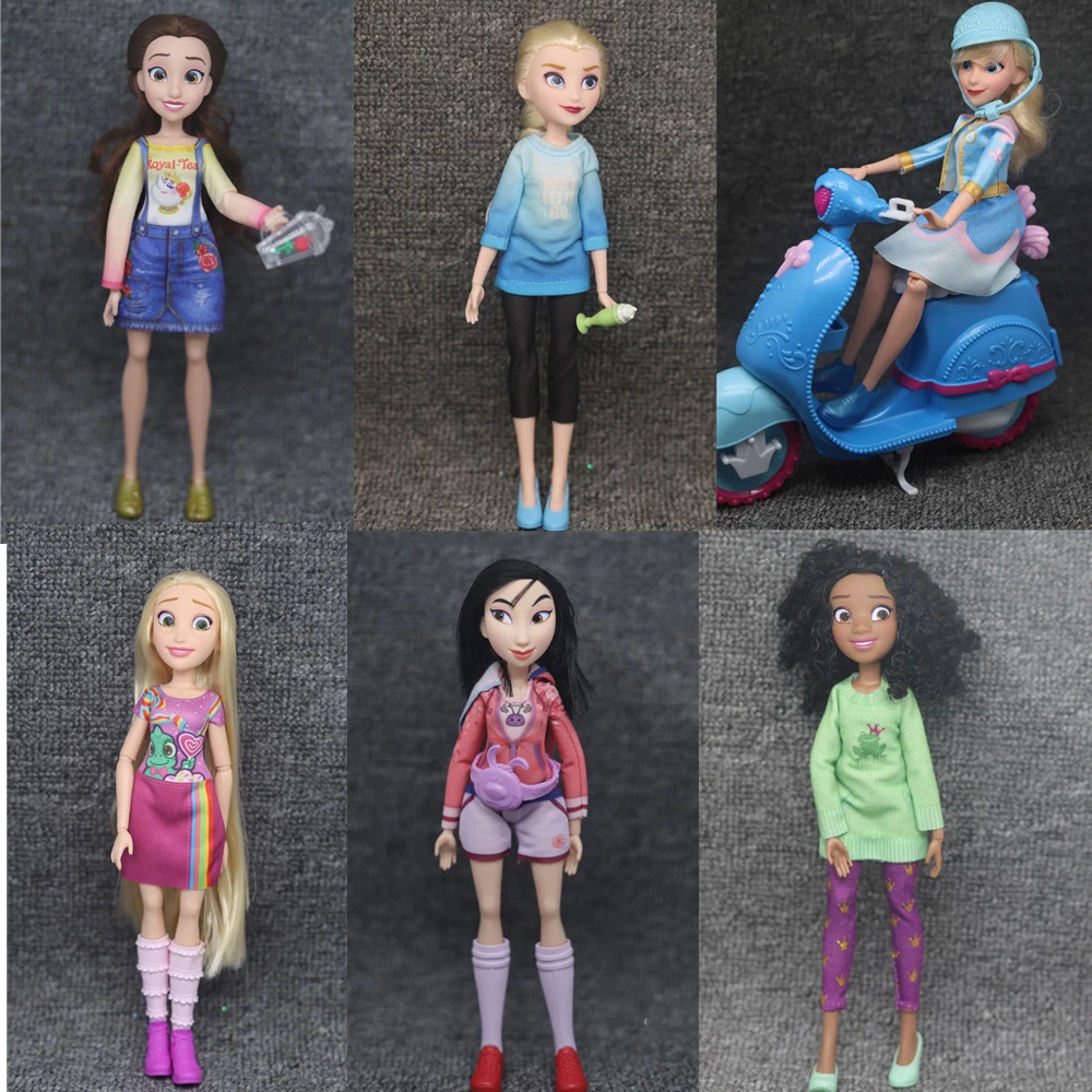 Disney Princess Ralph Breaks the Internet Movie Dolls Elsa Rapunzel ...