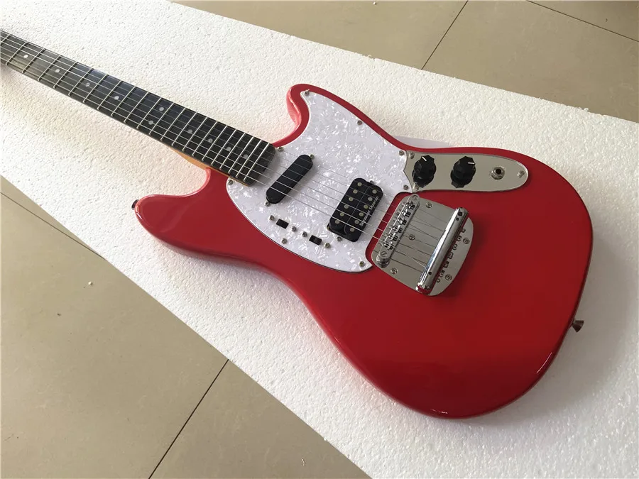 Customized-version-of-classic-red-jazz-guitar-vibrato-bridge-electric ...