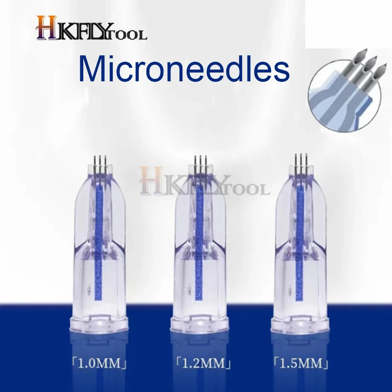 Nanosoft Microneedles 34G 1.2mm 1.5mm Fillmed Hand 눈과 목선 주위 노화 방지를위한 3 ...