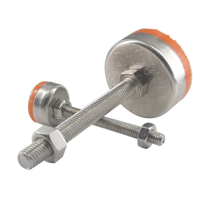 Adjustable Foot Cup M12/m16/m20 Thread Anti-slip Leveling Foot Tpu 60 ...