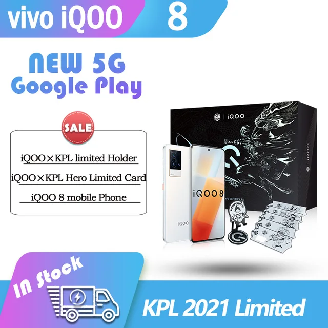 NEW Original Vivo iQOO 8 5G Snapdragon 888 6.56” 120Hz AMOLED Screen ...
