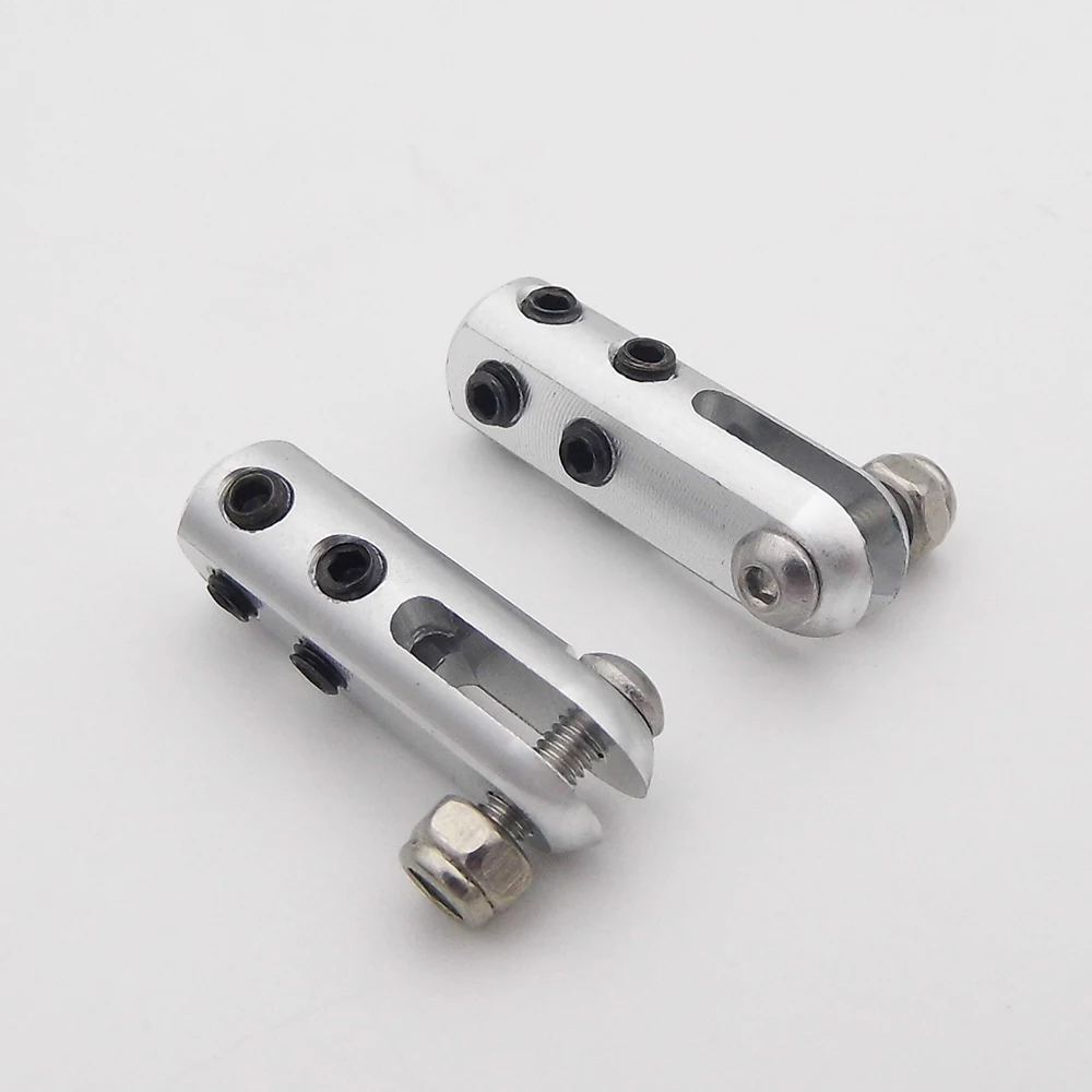 2PCS-Metal-Servo-Arm-Linkage-Joint-2-5mm-Tie-Rod-End-Clevis-Steering ...