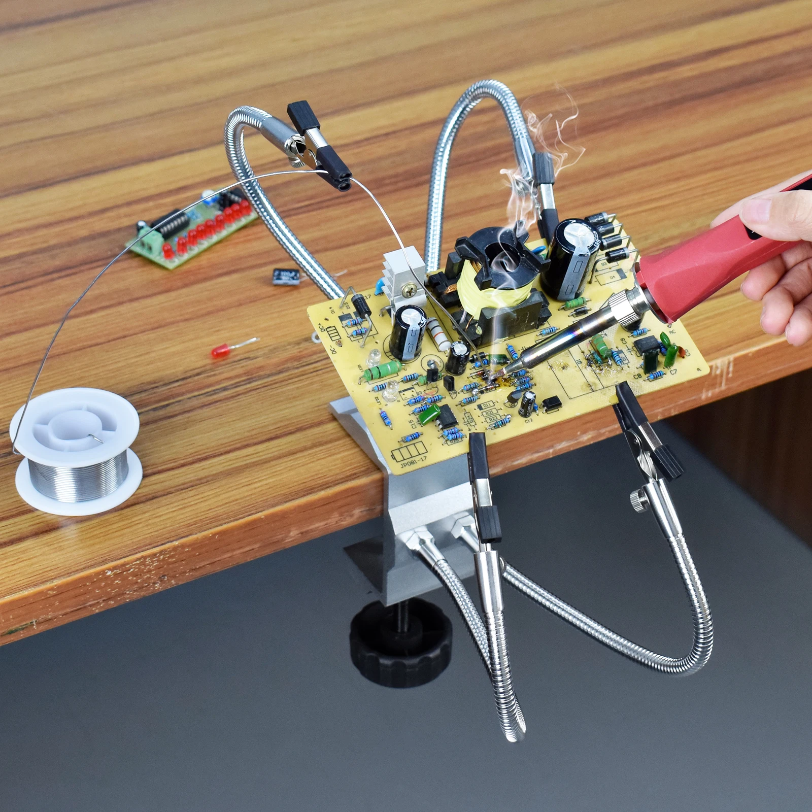 Soldering Station With Alligator Clips