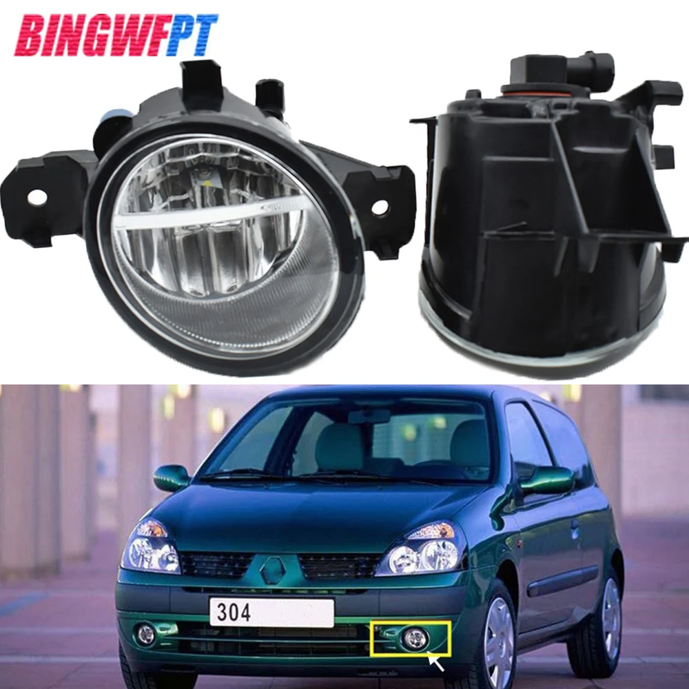 1Pair-Car-Styling-Front-LED-Fog-Lights-Halogen-Headlight-H11-12V-Fog ...