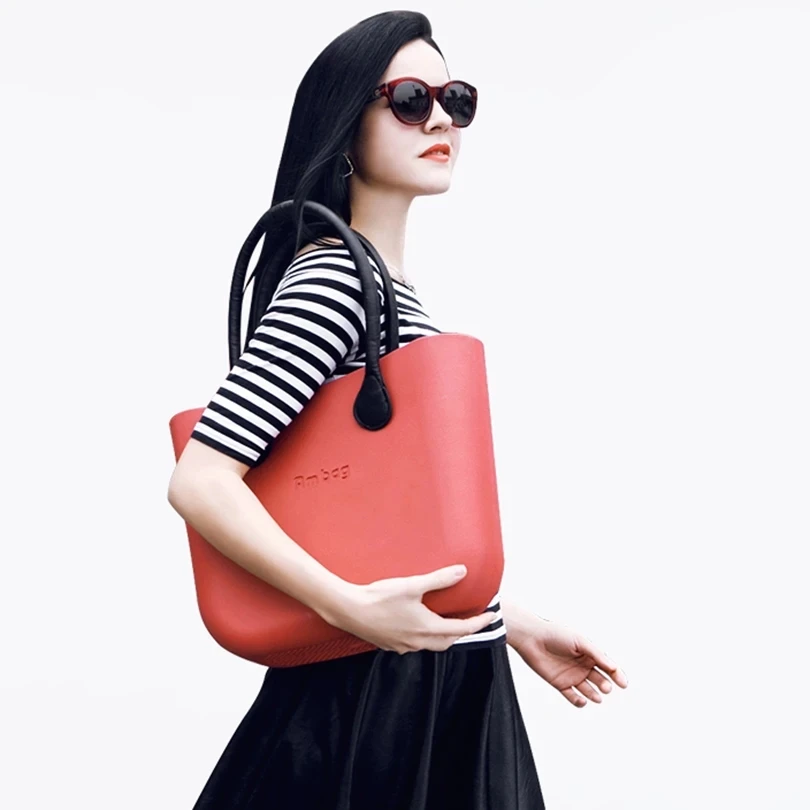 Obag Bolso clásico impermeable para mujer, bolsa de mano de EVA con ...