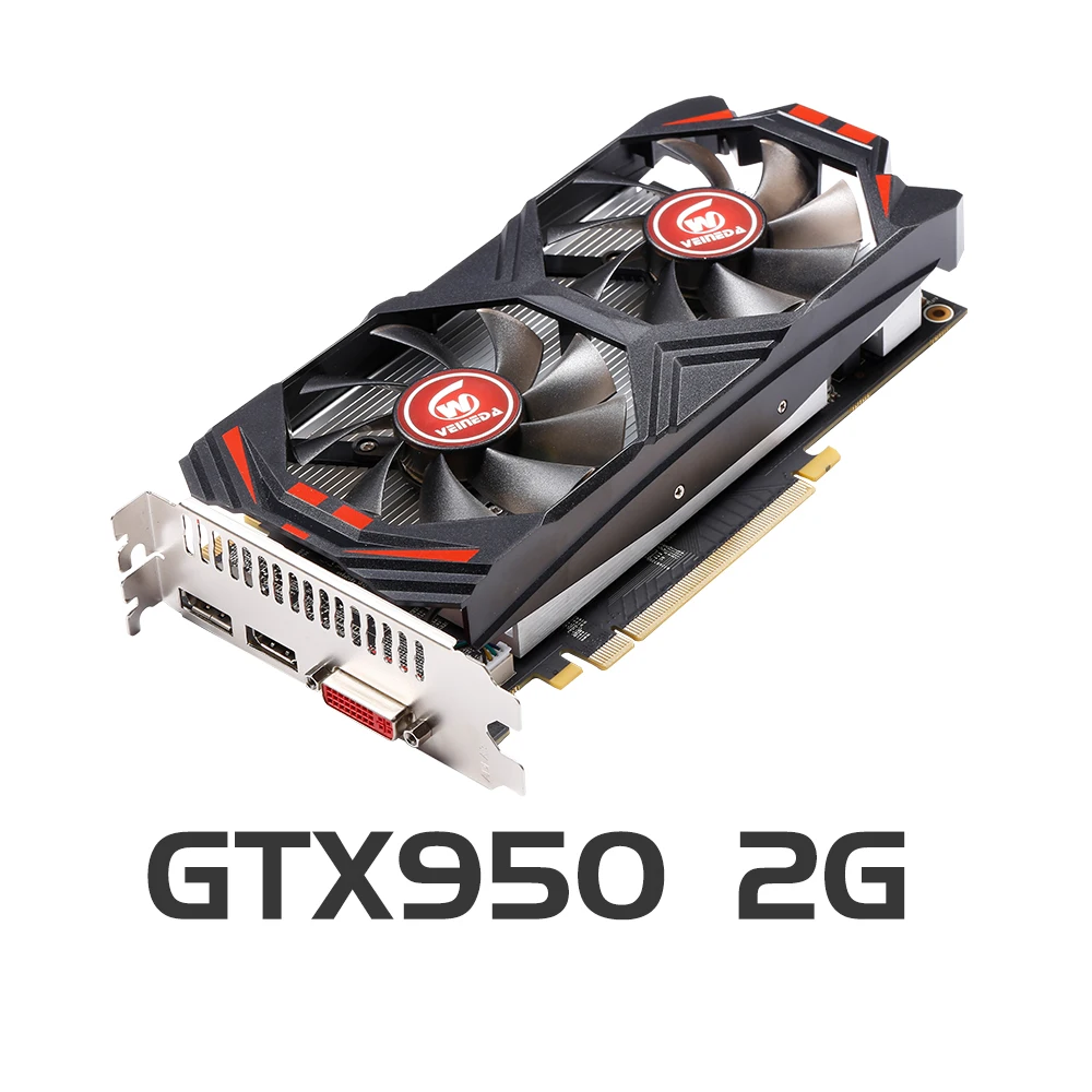 Veineda Video Card Gtx 950 2g Gddr5 128 Bit Pc Desktop Graphics Cards ...
