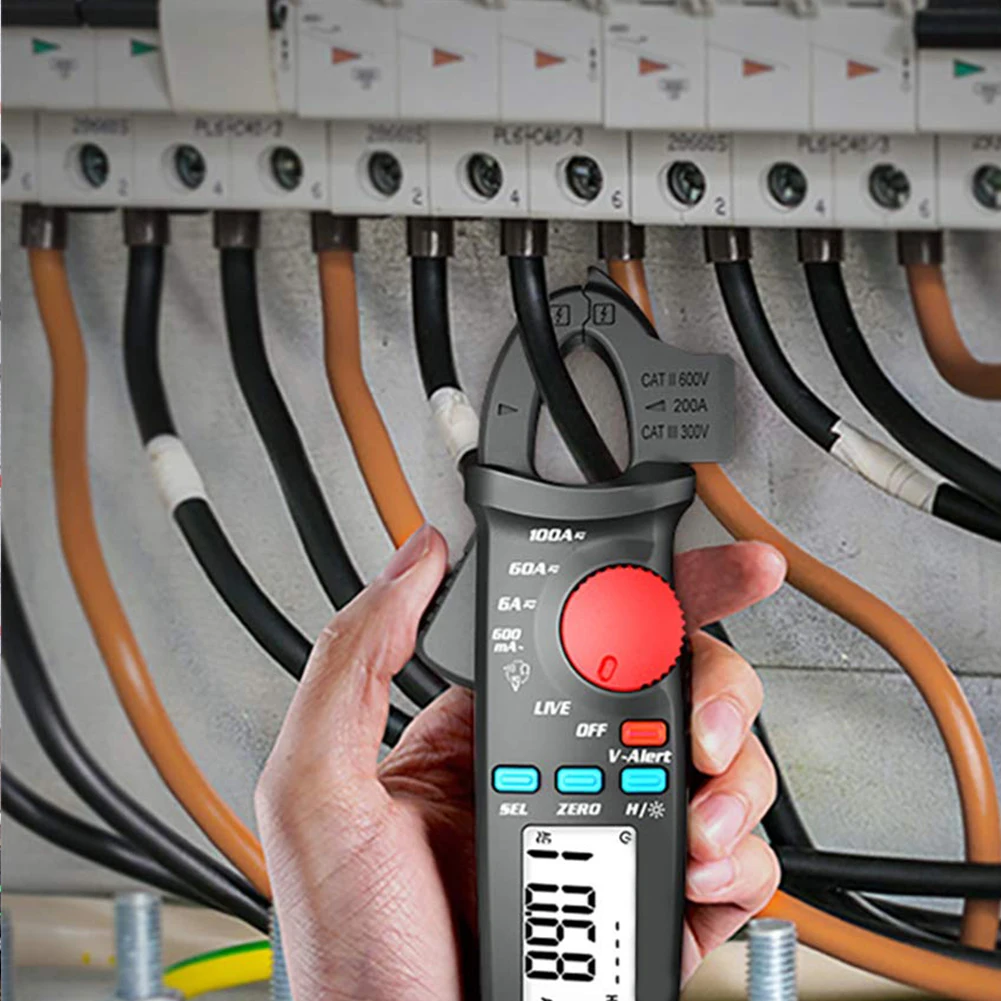 Digital RMS Clamp Meter ACM92 DC AC Current 100A 0.1/1mA Car repair ...