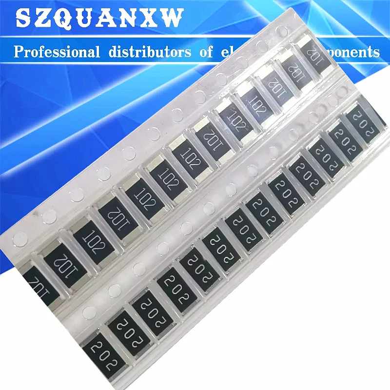 Resistencia de Chip smd 2512 5% 0R 1M R001 R010 R100 R020 1R 10R 100R ...