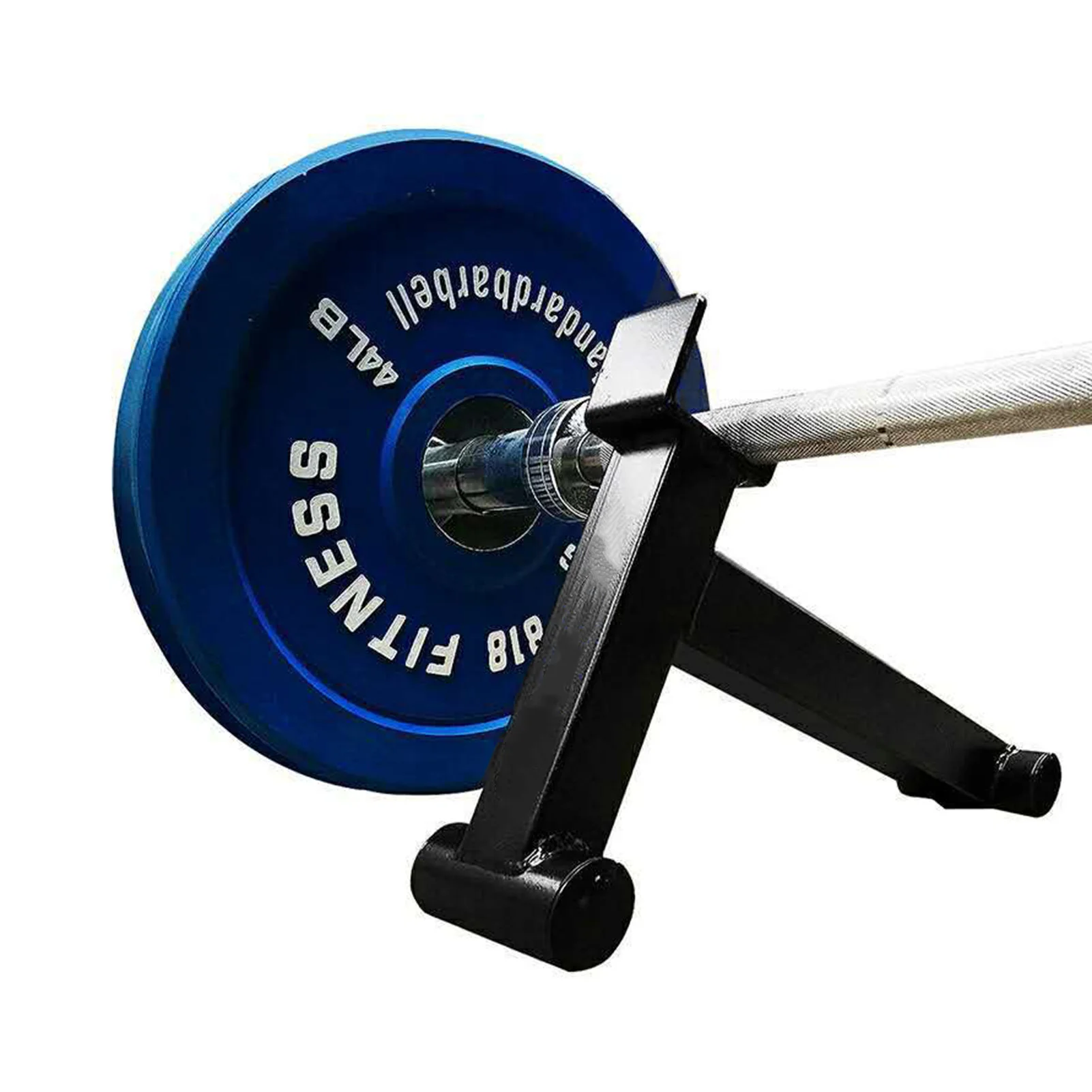 Deadlifting Barbell Jack Row Plate Post Insert Rack For Loading ...