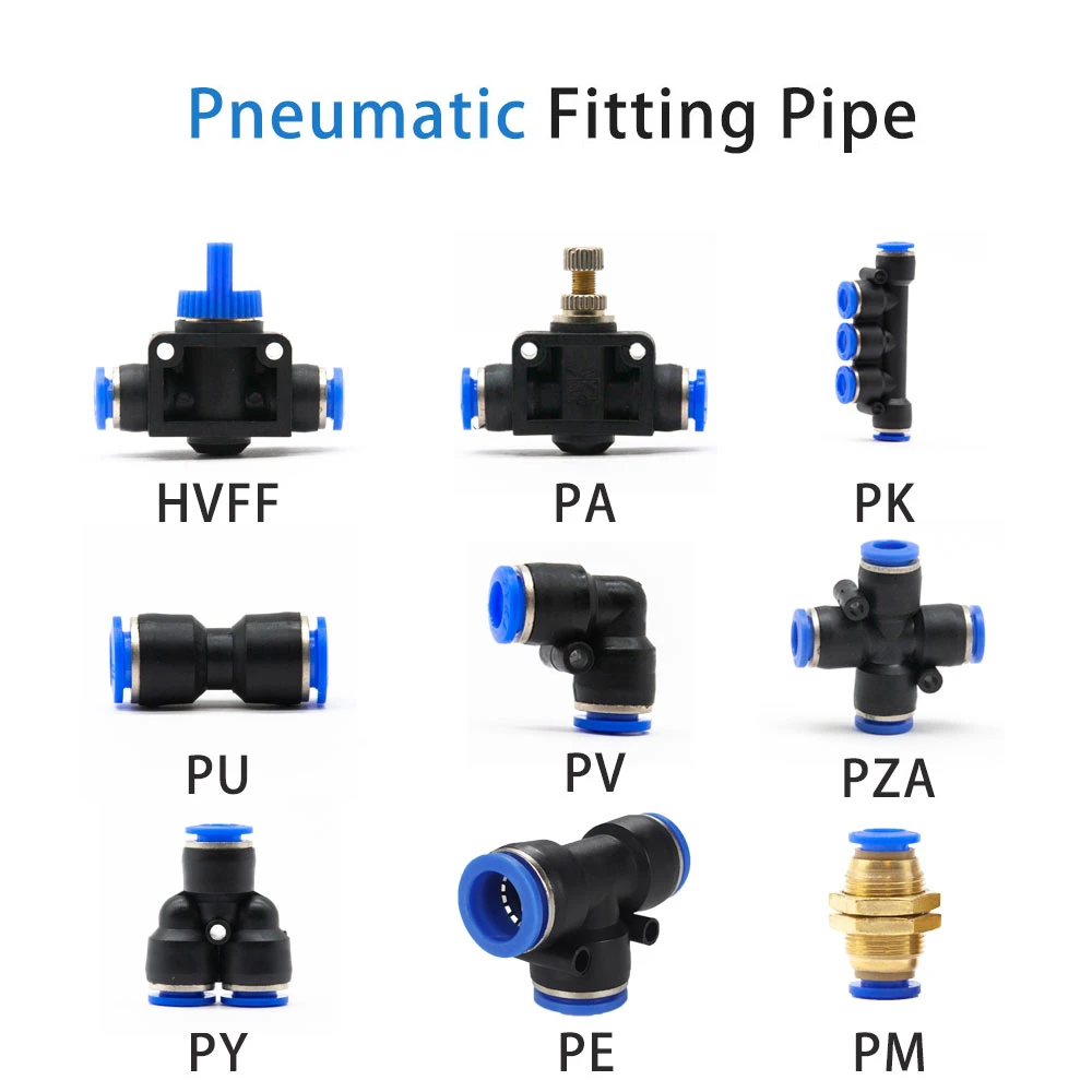 Pneumatic Fittings PA/PU/PZA/PK/PWY/PL/PG/HVFF/PM/PEG water pipes and ...