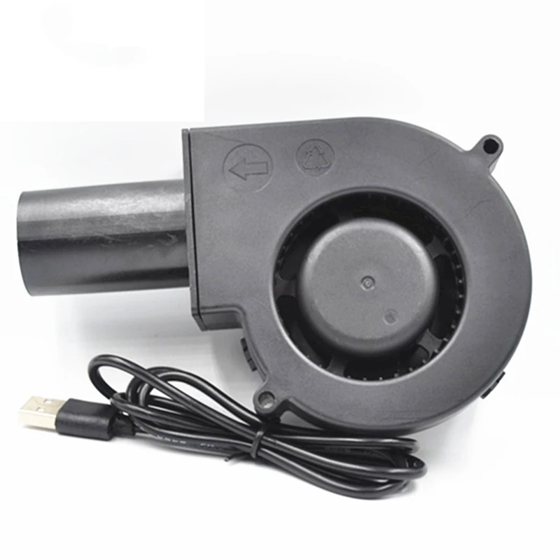 5V USB plug Speed-regulating blower grill Wood stove Outdoor mobile ...