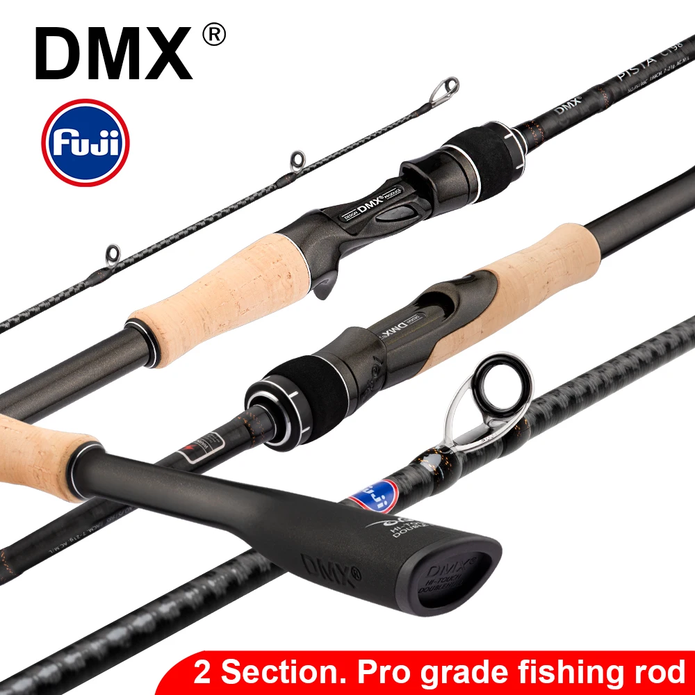 DMX PISTA 2Section FUJI Guide Fishing Rod OBEI Spinning Casting Travel ...