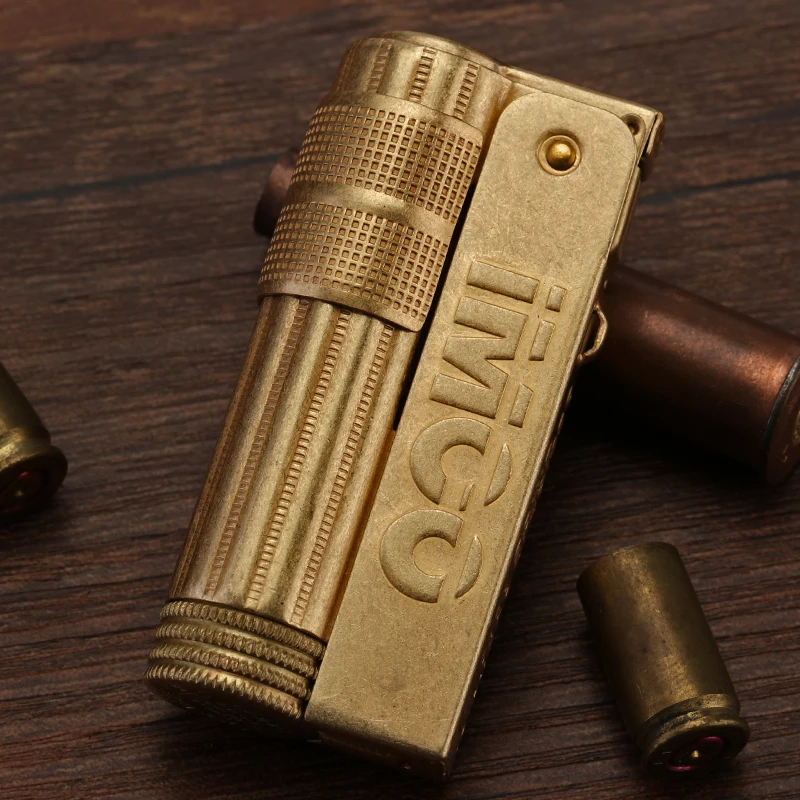 IMCO 6700 Classic Copper Lighter Gasoline Vintage Stainless Steel ...