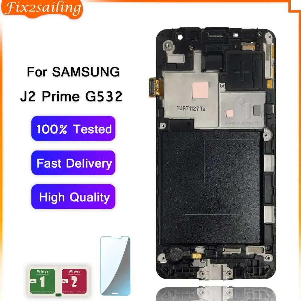 삼성 갤럭시 J2 프라임 G532 LCD 디스플레이 터치 스크린 디지타이저 어셈블리 프레임 G532 SM G532 SM ...