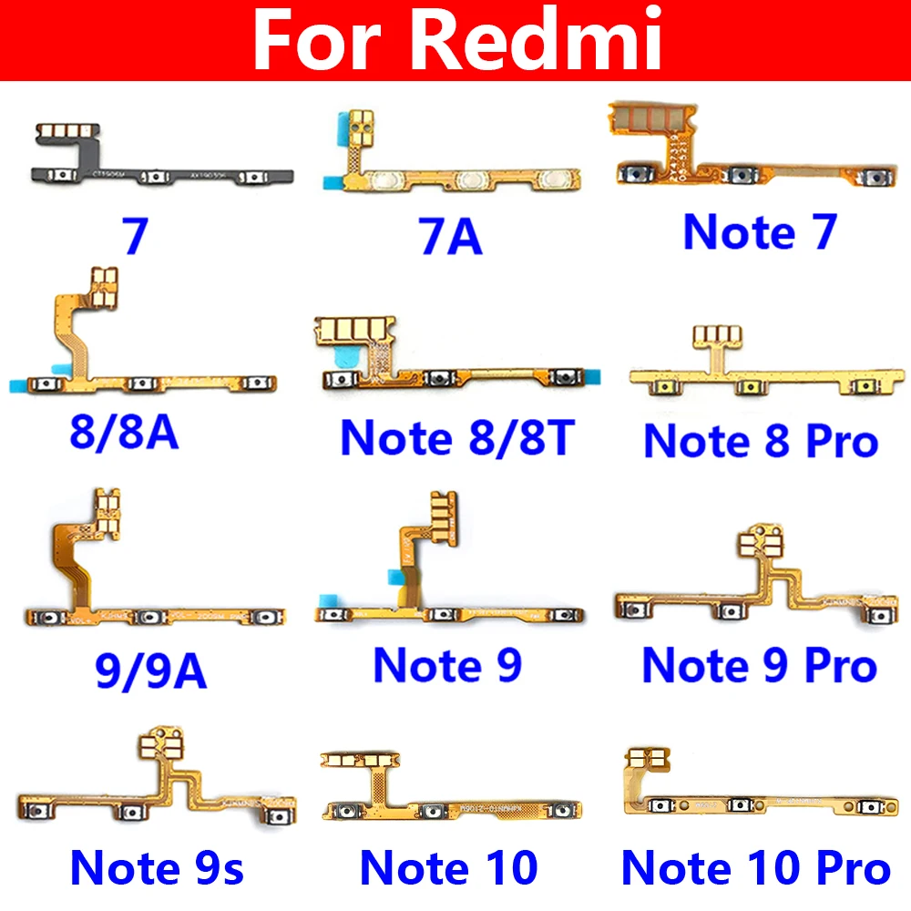 Power ON OFF Volume Camera Key Button Switch Flex Cable For Xiaomi ...