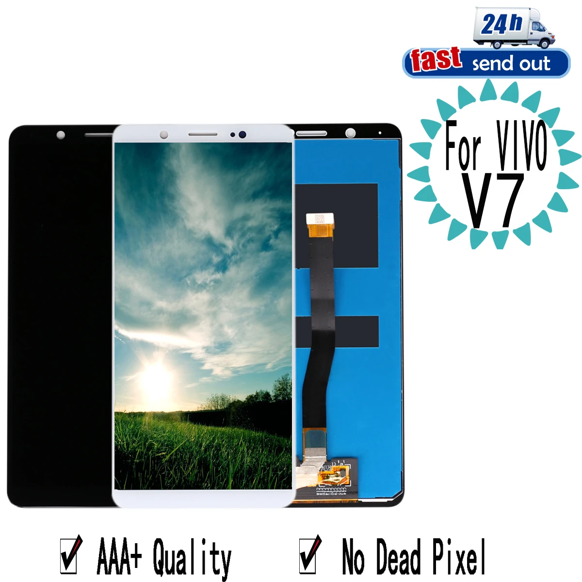 Pantalla LCD de 5,7 "Y75 para VIVO V7, montaje de digitalizador con ...