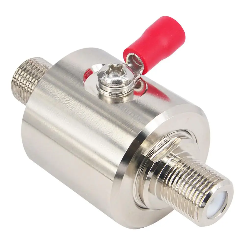 Coaxial Lightning Arrestor Surge Protector F-type Female To F-female 75 ...