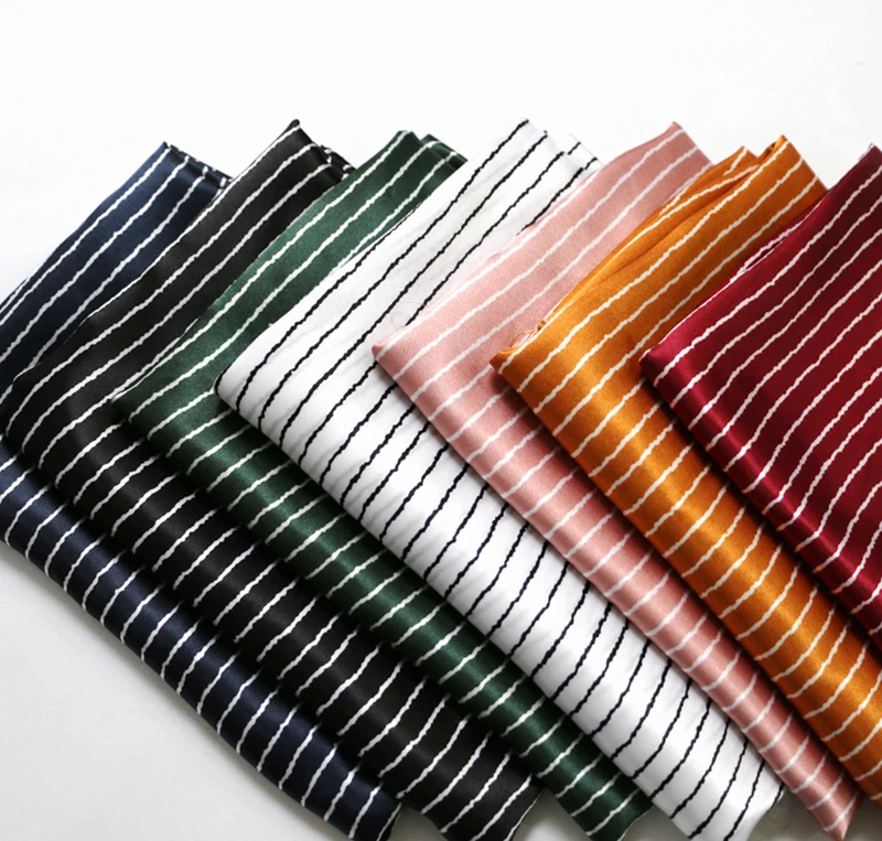 Stripe Fabric Material | Satin Fabric Meters | Satin Lining Fabric ...