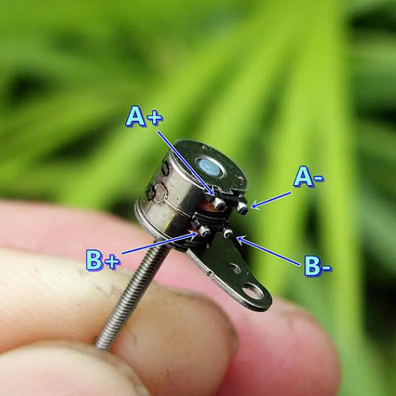 Nidec Miniature 6mm Stepper Motor 2-phase 4-wire Stepping Motor with ...