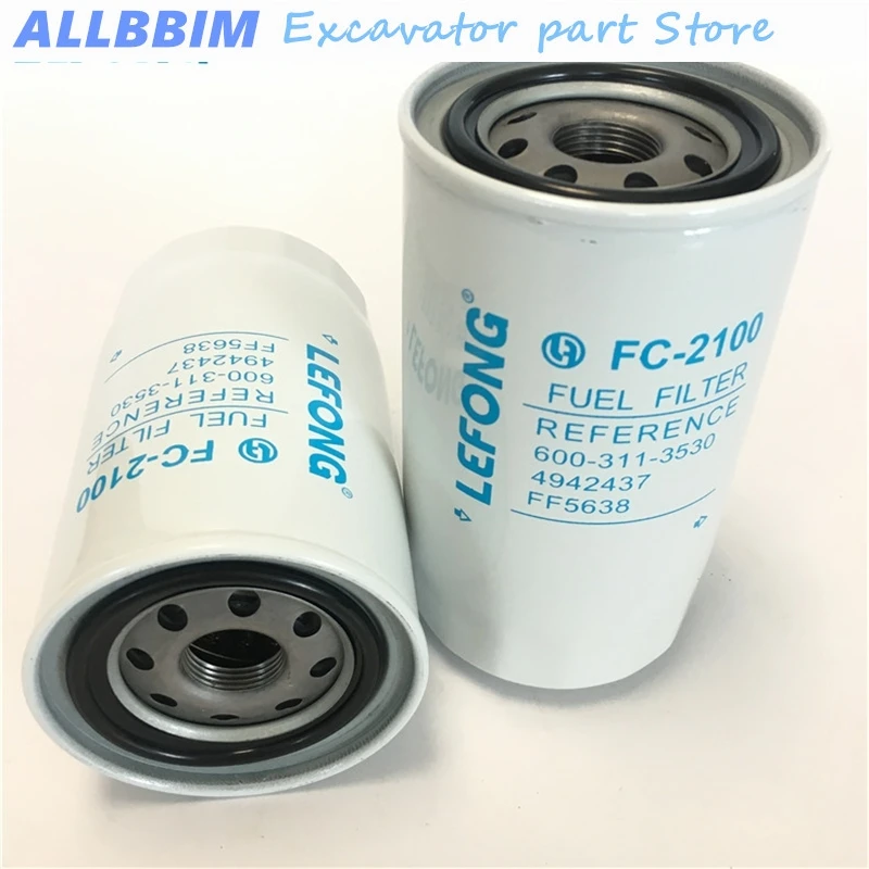 小松ショベルアクセサリー600-311-3530 4942437 FF5638フィルターフィルター要素129A00-55800高品質アクセサリー