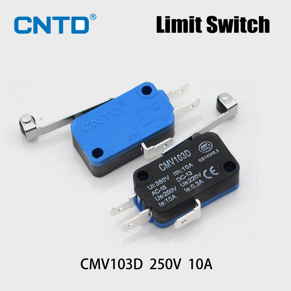 Small-Limit-Switch-CMV103D-UE220V-0-3A-Momentary-Micro-Limit-With-Long ...