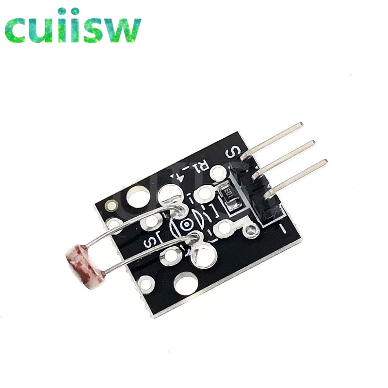 Arduino DIY 키트 ky018에 대 한 10PCS KY 018 3pin 광학 민감한 저항 빛 감지 감광 센서 모듈|반도체 ...