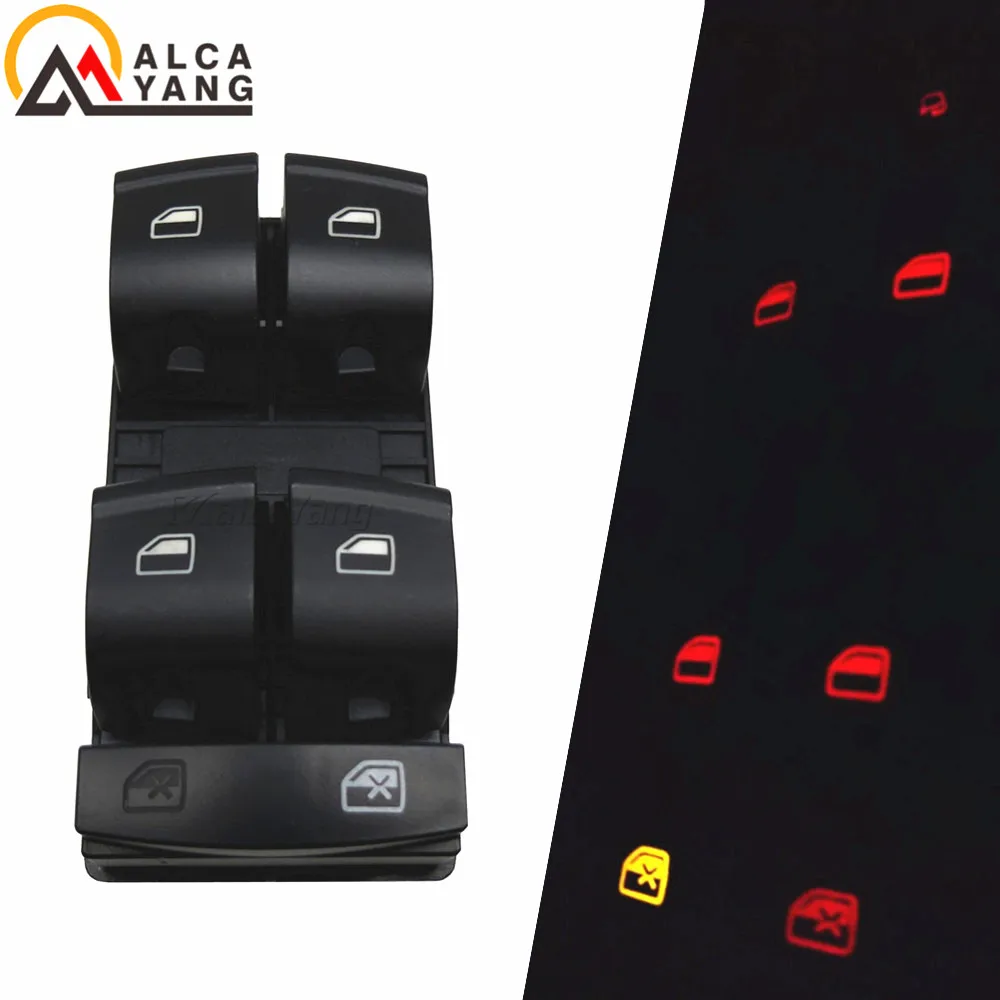 Electric Power Panel Window Master Control Switch Button For Audi A3 A3 ...