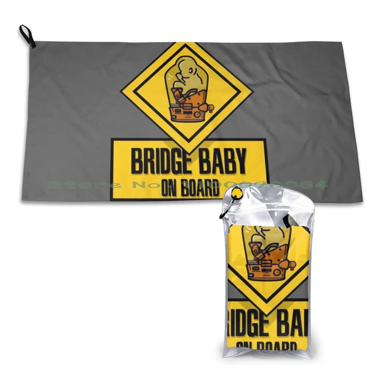 Bridge-Baby-On-Board-Quick-Dry-Towel-Gym-Sports-Bath-Portable ...