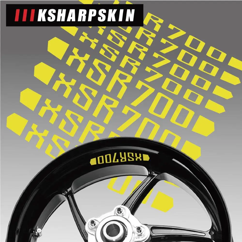 New Motorcycle Styling Wheel Tire logo creative rim inner side decals ...